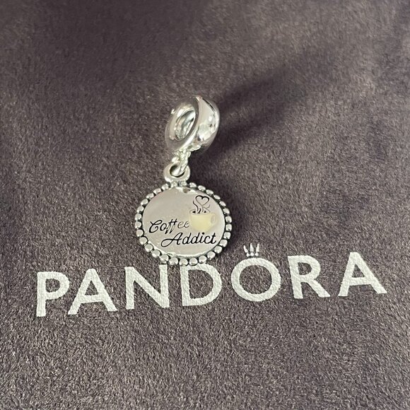 Pandora | Jewelry | Pandora Coffee Addict Charm | Poshmark
